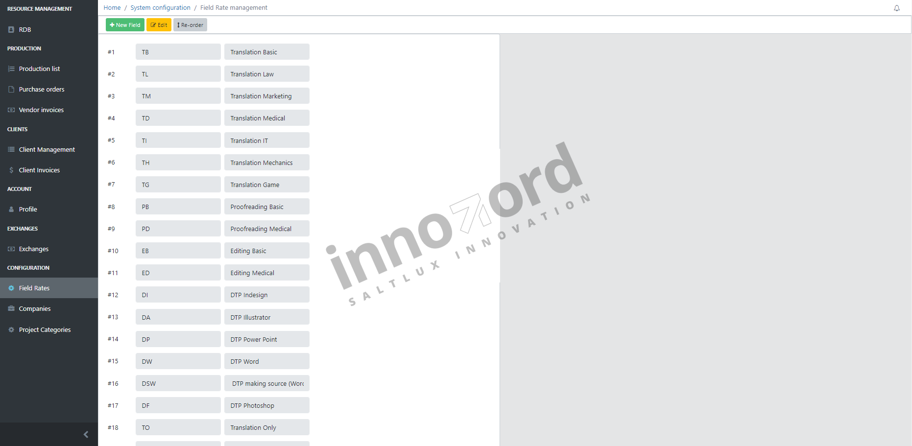Hệ thống quản lý dự án (VPMS) - innoword by Saltlux Innovation